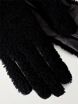 Gabriela Hearst Eglantina Shearling Gloves