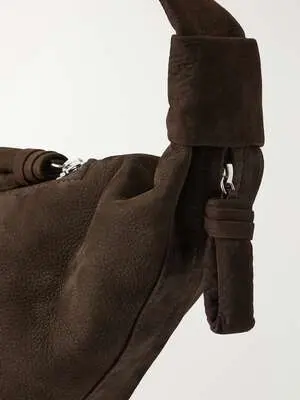 LEMAIRE Large Croissant Paneled Leather Shoulder Bag
