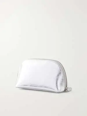 Smythson Metallic Leather Cosmetic Case