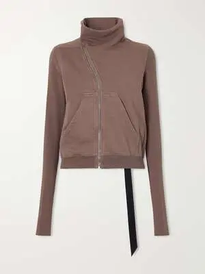 Rick Owens Cotton-jersey Zip-up Cardigan