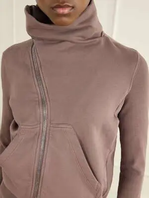 Rick Owens Cotton-jersey Zip-up Cardigan