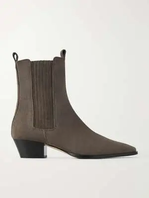 AeydĒ Agata 40 Suede Ankle Boots - Gray