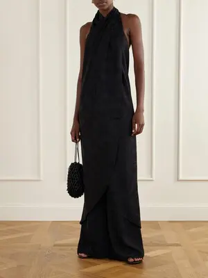 Johanna Ortiz Silent Water Satin-jacquard Tunic