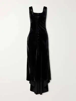 Le Kasha Gritti Velvet Maxi Dress