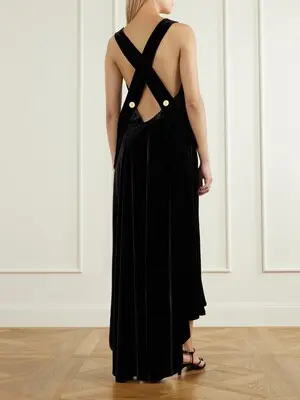 Le Kasha Gritti Velvet Maxi Dress