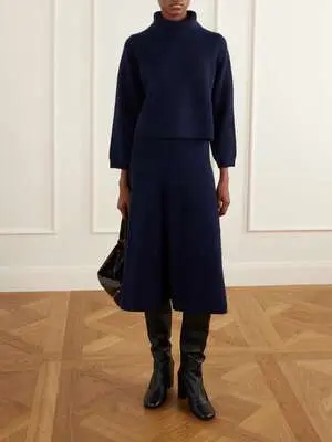 Arch4 Harwood Cropped Cashmere Turtleneck Sweater