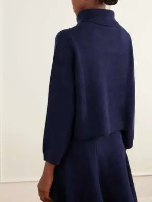 Arch4 Harwood Cropped Cashmere Turtleneck Sweater