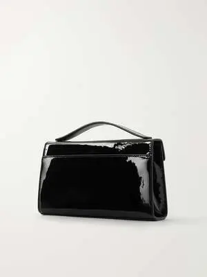 AQUAZZURA Alex Patent-leather Clutch