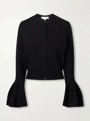Stella McCartney Crepe Cardigan - Black