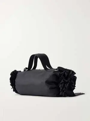 Simone Rocha Double Ribbon Rosette Crystal-embellished Satin Shoulder Bag