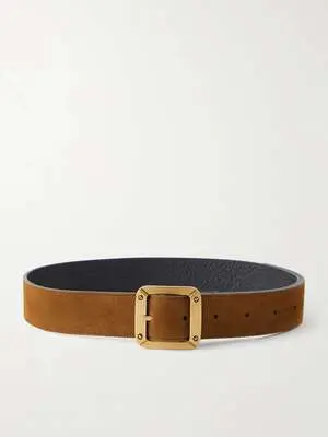 Acne Studios Reversible Suede Belt - Brown