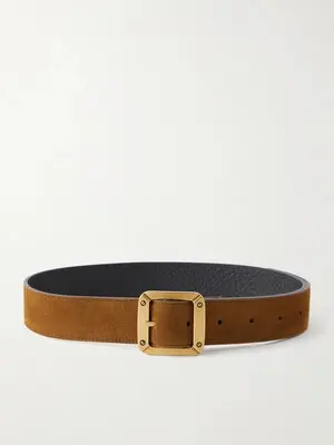 Acne Studios Reversible Suede Belt - Brown