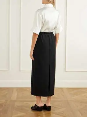 Simkhai Alvera Belted Twill Midi Dress