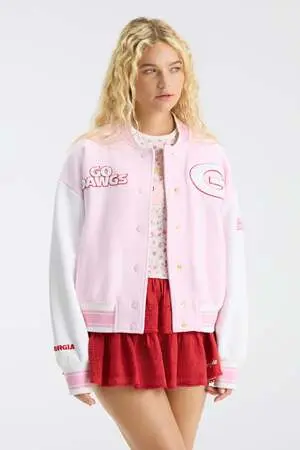 LoveShackFancy Collegiate Varsity Jacket