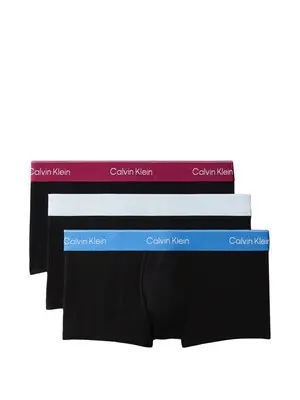 Calvin Klein Fitted Boxers With Logo Elastic - Black
