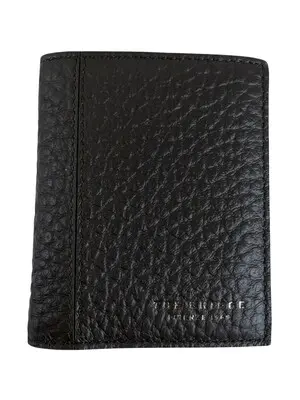 THE BRIDGE Hammered Leather Wallet - Brown