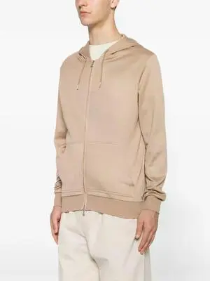 Eleventy Zip-up Drawstring Hoodie