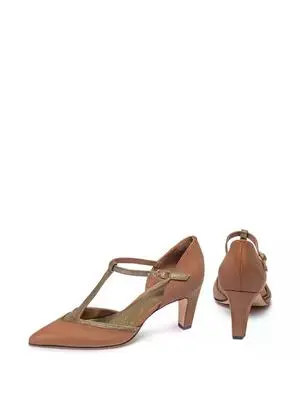 Bernardo Gianna T-bar Pointed-toe Pumps