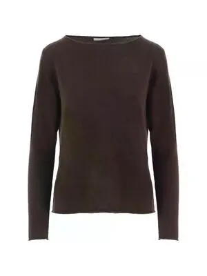 ALLUDE Round-neck Cashmere Sweater