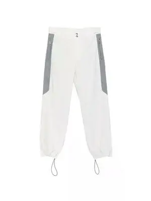 Eleventy Contrast-panel Trousers