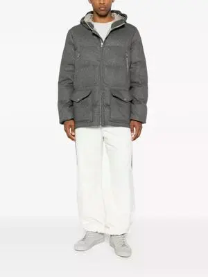 Eleventy Contrast-panel Trousers