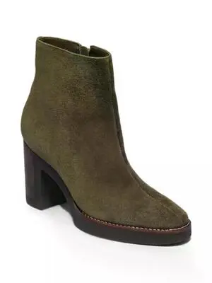 Bernardo Nara Suede Platform Ankle Boots