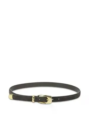 Anderson's Suede Buckle Belt - Brown