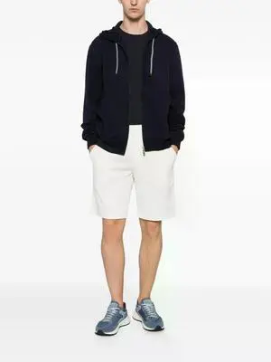 Eleventy Elasticated-waistband Shorts - White