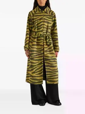 Proenza Schouler White Label Juliette Zebra-jacquard Coat