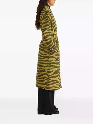 Proenza Schouler White Label Juliette Zebra-jacquard Coat