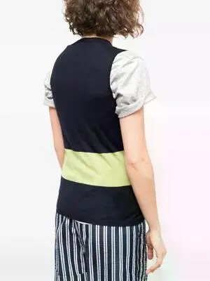 LA ROSE Sleeveless V-neck Cardigan