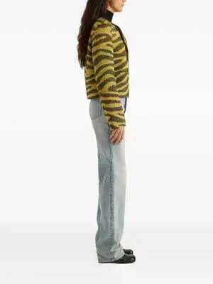 Proenza Schouler White Label Courtney Zebra-jacquard Jacket
