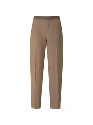 Alexander Wang Logo-waistband Tailored Trousers - Neutrals