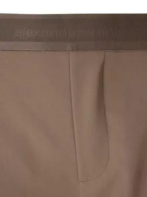 Alexander Wang Logo-waistband Tailored Trousers