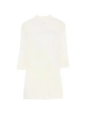 Patrizia Pepe High-neck Elbow-sleeve T-shirt