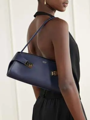 FERRAGAMO Hug Leather Shoulder Bag