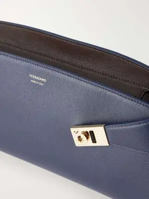 FERRAGAMO Hug Leather Shoulder Bag