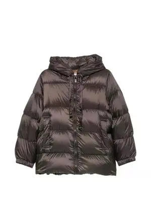 Max Mara The Cube Hooded Quilted Coat - Brown