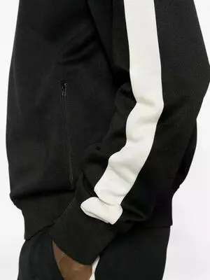 MAISON MARGIELA Side-stripe Zip-up Sweatshirt