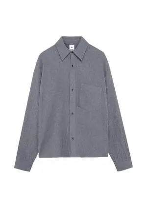 WON HUNDRED Maza Patch-pocket Shirt - Grey