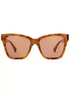 Max Mara Spark3 Square-frame Sunglasses - Brown