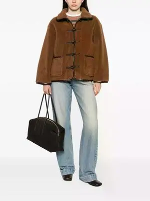 Sandro Faux-fur Toggle-fastening Jacket