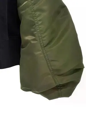 Sacai Contrast-panel Sponge Hoodie