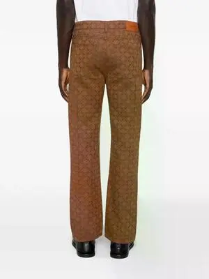 Sandro Monogram-pattern Jeans