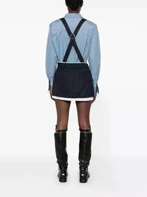 Maje Button-embellished Playsuit