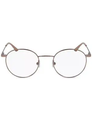 Calvin Klein Round-frame Glasses - Gold