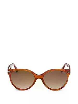 TOM FORD Tallulah Round-frame Sunglasses - Brown