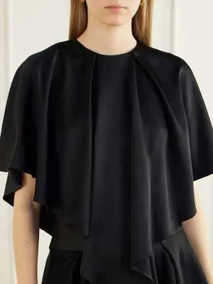 Stella McCartney Gathered Satin Mini Dress
