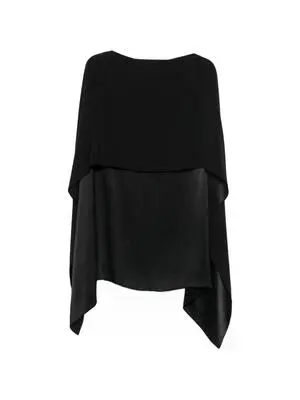 Alberta Ferretti Cropped Cape-style Tunic