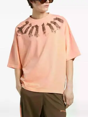 Palm Angels Big Neck Logo Loose Tee